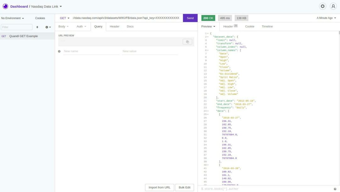 Nasdaq Data Link | Quandl Python API Guide - Analyzing Alpha
