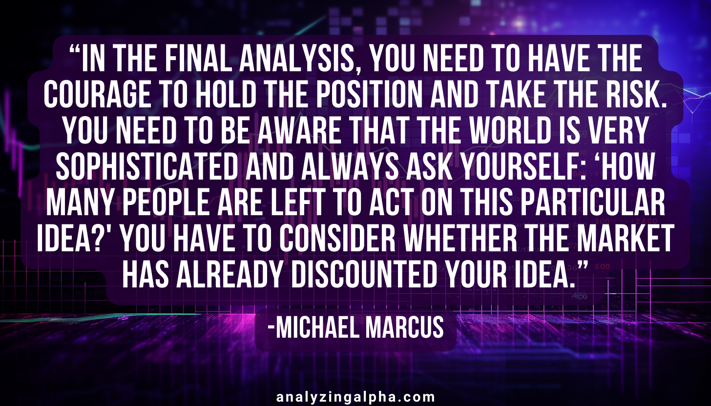 19 Best Michael Marcus Quotes: The Secret to Trading Success ...
